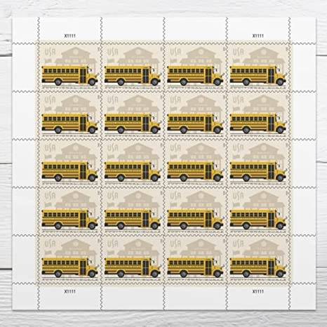 2023 New Style School Bus Additional Ounce Postage Stamps (for use with ...